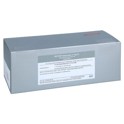 ROTOP-Adenosin 5 mg/ml Injektions-/Infusionslsg. 10X15 ml mit E-Rezept ...