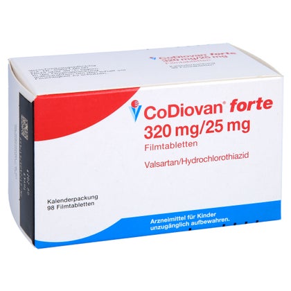 CODIOVAN forte 320 mg/25 mg Filmtabletten 98 St mit E-Rezept kaufen ...