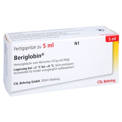Beriglobin Fertigspritzen 5 ml mit E-Rezept kaufen | DocMorris