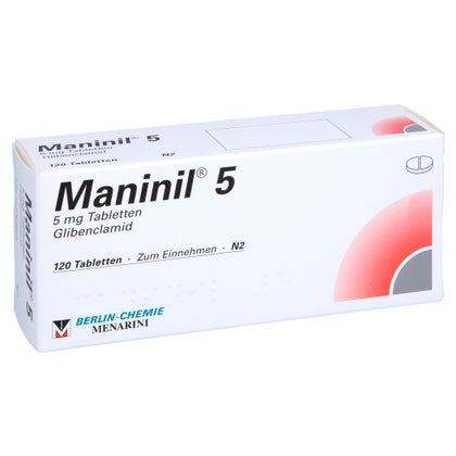 Maninil 5 Tabletten Blister 120 St mit E-Rezept kaufen | DocMorris