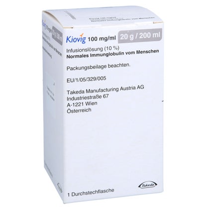Kiovig 100 Mg/ml Infusionslösung 20 g 200 ml mit E-Rezept kaufen ...