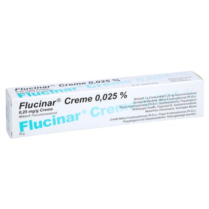 Flucinar Creme 0,025% 50 g mit E-Rezept kaufen | DocMorris