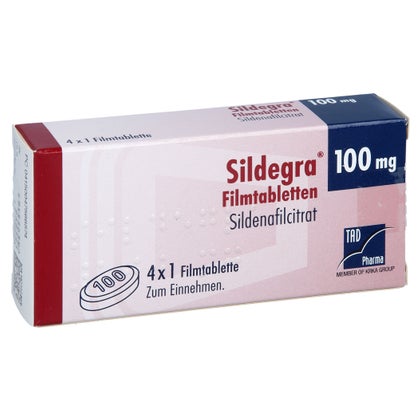 Sildegra 100 mg Filmtabletten 4 St mit E-Rezept kaufen | DocMorris
