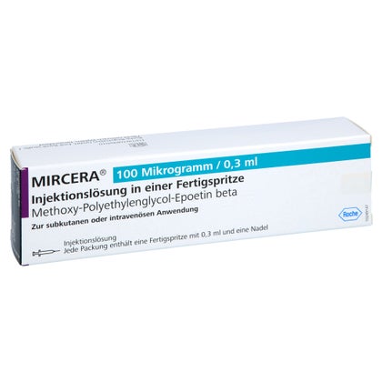 MIRCERA 100 Mikrogramm/0,3 ml Inj.-Lsg.i.e.F.-Sp. 1 St mit E-Rezept ...