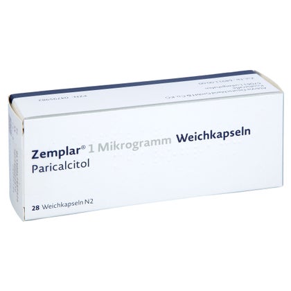 Zemplar 1 Mikrogramm Weichkapseln 28 St mit E-Rezept kaufen | DocMorris