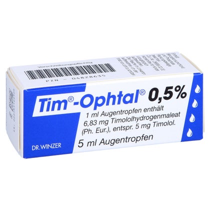 TIM Ophtal 0,5% Augentropfen 5 ml mit E-Rezept kaufen | DocMorris