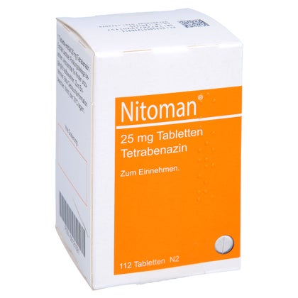 Nitoman 25 mg Tabletten 112 St mit E-Rezept kaufen | DocMorris