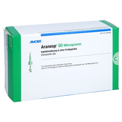 ARANESP 50 µg Inj.-Lsg.i.e.Fert.S.autom.Nadels. 4 St mit E-Rezept ...