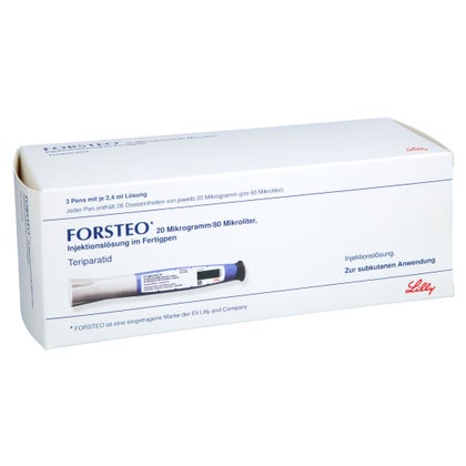 FORSTEO 20 µg/80 µl Inj.-Lsg.im Fertigpen 3 St mit E-Rezept kaufen ...