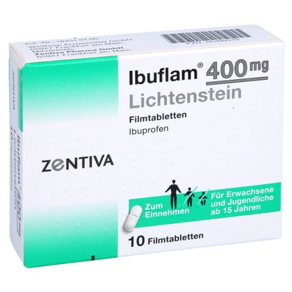 IBUFLAM 400 mg Lichtenstein Filmtabletten 10 St mit E-Rezept kaufen ...