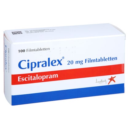 Cipralex 20 mg Filmtabletten 100 St mit E-Rezept kaufen | DocMorris