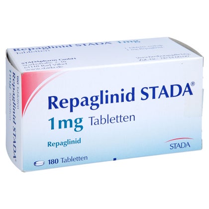 Repaglinid Stada 1 mg Tabletten 180 St mit E-Rezept kaufen | DocMorris