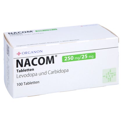 Nacom 250 Mg/25 mg Tabletten 100 St mit E-Rezept kaufen | DocMorris