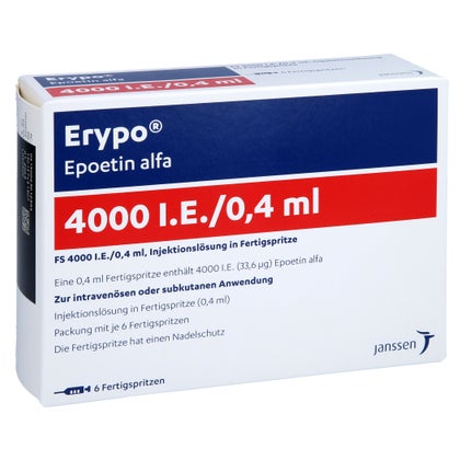 ERYPO FS 4.000 I.E./0,4 ml Fertigspritzen 6X0,4 ml mit E-Rezept kaufen ...