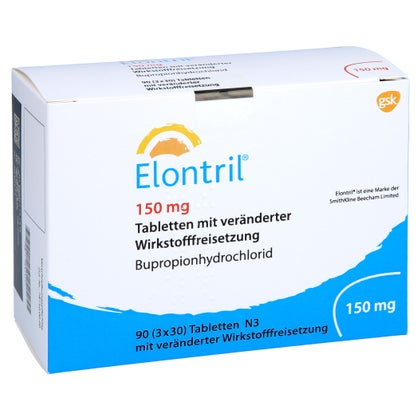 ELONTRIL 150 mg Tabletten m.veränd.Wirkst.-Frs. 3X30 St mit E-Rezept ...