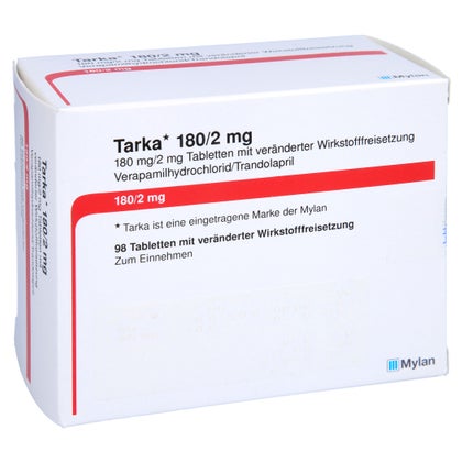 TARKA 180 mg/2 mg Tabl.m.veränd.Wirkst.-Freis. 98 St mit E-Rezept ...
