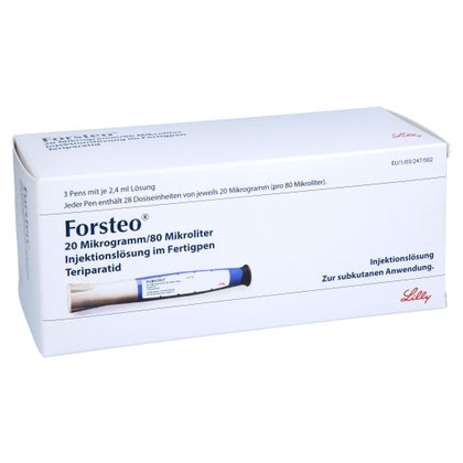 FORSTEO 20 µg/80 µl Inj.-Lsg.im Fertigpen 3 St mit E-Rezept kaufen ...
