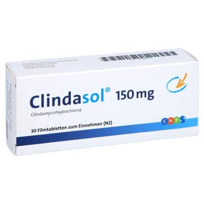Clindasol 150 mg Filmtabletten 30 St mit E-Rezept kaufen | DocMorris