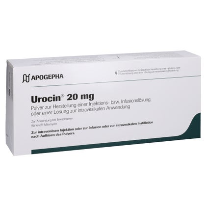 UROCIN 20mg P.z.H.IIL o.intraves.Anw+SICS-Appl.Sy. 4 St mit E-Rezept ...