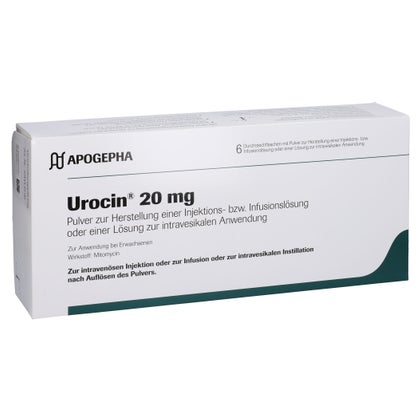 UROCIN 20mg P.z.H.IIL o.intraves.Anw+SICS-Appl.Sy. 6 St mit E-Rezept ...