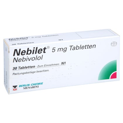 Nebilet 5 mg Tabletten 30 St mit E-Rezept kaufen | DocMorris