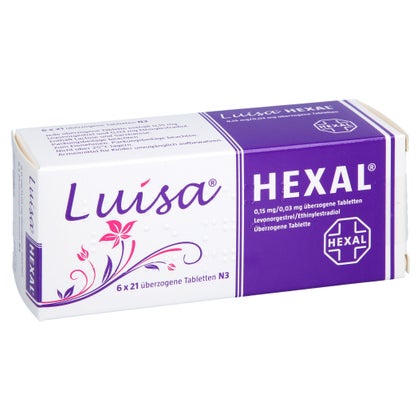 LUISA HEXAL 0,15 mg/0,03 mg überzogene Tab. 126 St mit E-Rezept kaufen ...