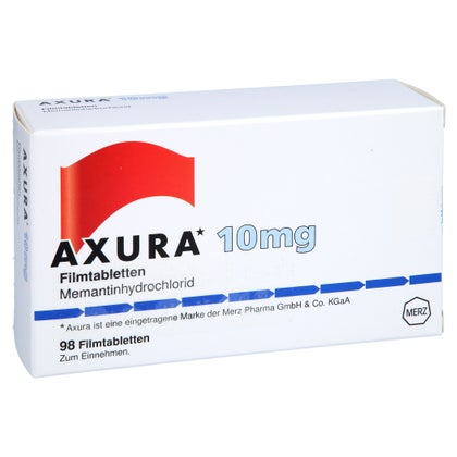 Axura 10 mg Filmtabletten 98 St mit E-Rezept kaufen | DocMorris