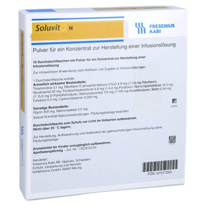 Soluvit N Plv.f.e.konz.z.her.e.infusions - Reimport 10X10 ml online ...