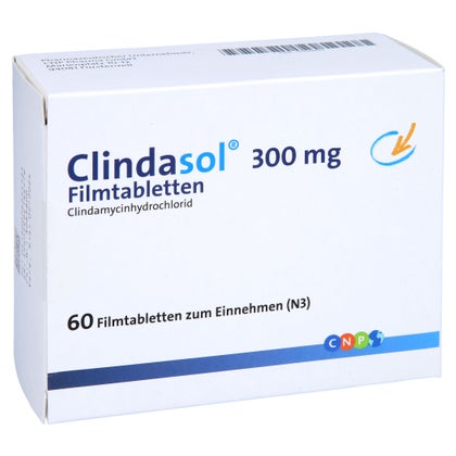 Clindasol 300 mg Filmtabletten 60 St mit E-Rezept kaufen | DocMorris