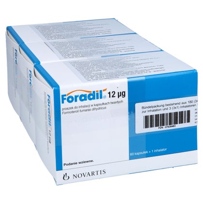 FORADIL P + 3 Inhalatoren Hartkaps.m.Plv.z.Inhal. 180 St mit E-Rezept ...