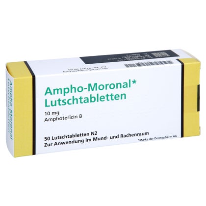 Ampho-moronal Lutschtabletten 10 mg 50 St mit E-Rezept kaufen | DocMorris