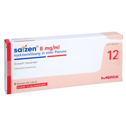 Saizen 12 mg 8 mg/ml Injektionslösung 5 St mit E-Rezept kaufen | DocMorris