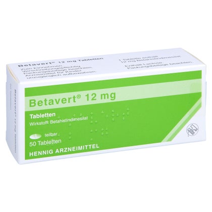 Betavert 12 mg Tabletten 50 St mit E-Rezept kaufen | DocMorris