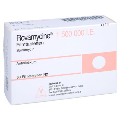 Rovamycine 1.500.000 I.E. Filmtabletten 30 St mit E-Rezept kaufen ...