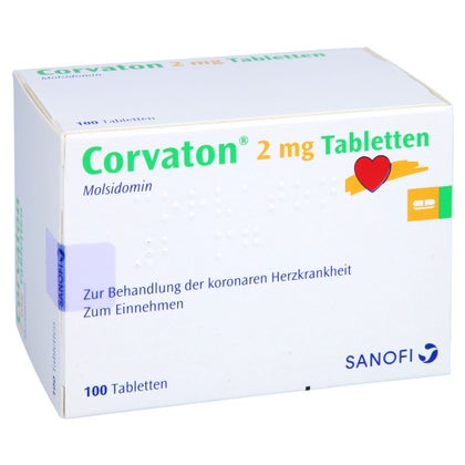 Corvaton 2 mg Tabletten 100 St mit E-Rezept kaufen | DocMorris