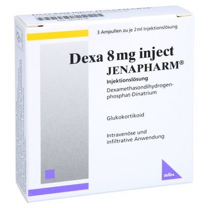 DEXA 8 mg inject Jenapharm Inj.-Lösung Amp. 3X2 ml mit E-Rezept kaufen ...