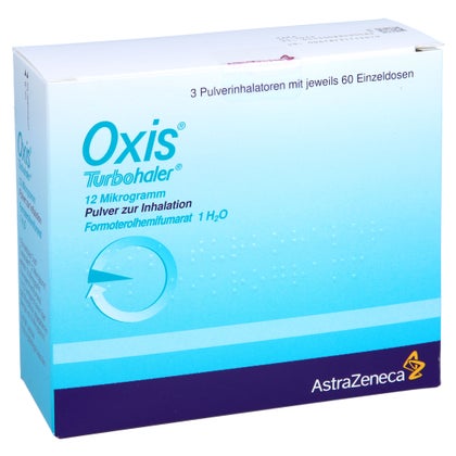 OXIS Turbohaler 12 µg 60 ED Inhalationspulver 180 Sp mit E-Rezept ...