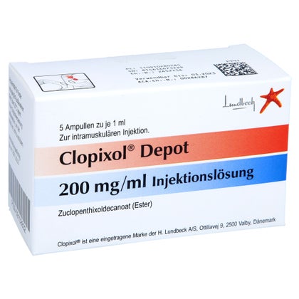 CLOPIXOL Depot 200 mg/ml Injektionslösung i.e.Amp. 5X1 St mit E-Rezept ...