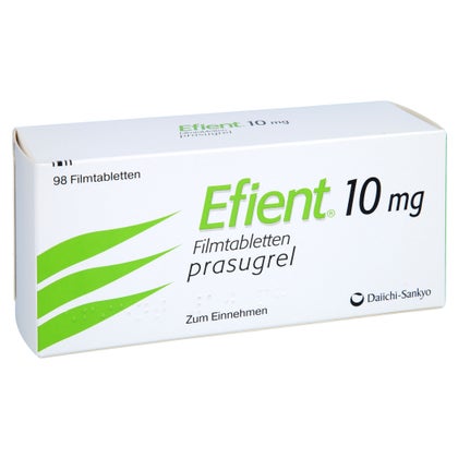 Efient 10 mg Filmtabletten 98 St mit E-Rezept kaufen | DocMorris