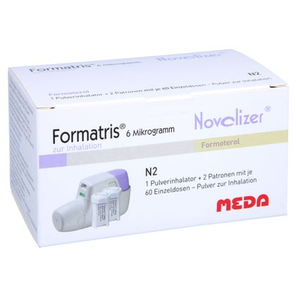 FORMATRIS 6µg Novolizer 2x60 ED Inhalator+Patrone 2 St mit E-Rezept ...