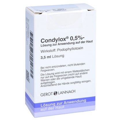 Condylox Lösung 3,5 ml mit E-Rezept kaufen | DocMorris
