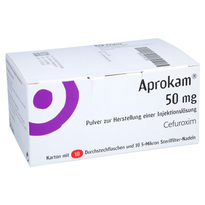 APROKAM 50 mg Pulver z.Herst.e.Injektionslösung 10 St mit E-Rezept ...