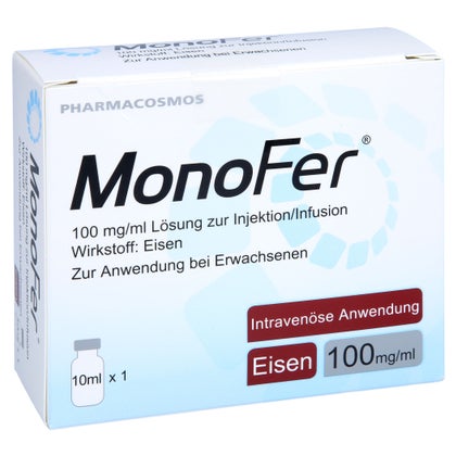 MONOFER 100 mg/ml Lsg.z.Injektion/Infusion Dsfl. 1X10 ml mit E-Rezept ...