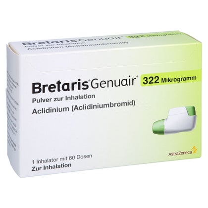 BRETARIS Genuair 322 µg Pulver z.Inhalation 1x60ED 1 St mit E-Rezept ...