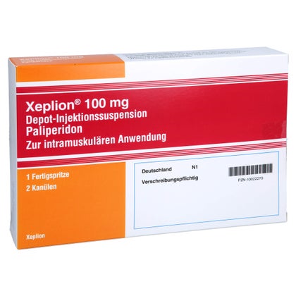 XEPLION 100 mg Depot-Injektionssusp.i.e.Fertigspr. 1 St mit E-Rezept ...
