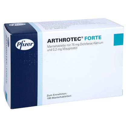 Arthrotec Forte Manteltabletten 100 St mit E-Rezept kaufen | DocMorris