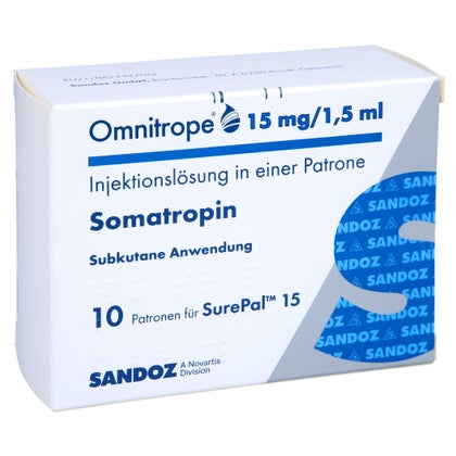 OMNITROPE 15 mg/1,5 ml Injektionslösung f.SurePal 10 St mit E-Rezept ...