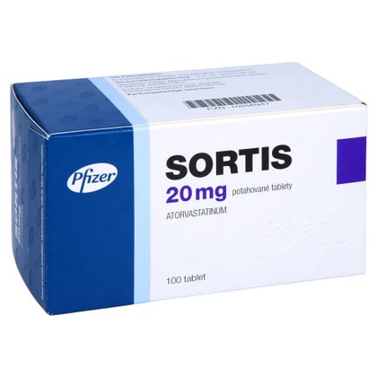 Sortis 20 mg Filmtabletten 100 St mit E-Rezept kaufen | DocMorris