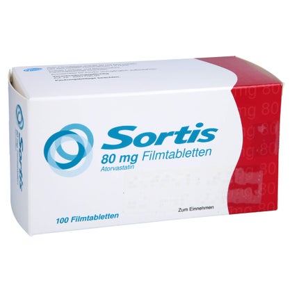 Sortis 80 mg Filmtabletten 100 St mit E-Rezept kaufen | DocMorris