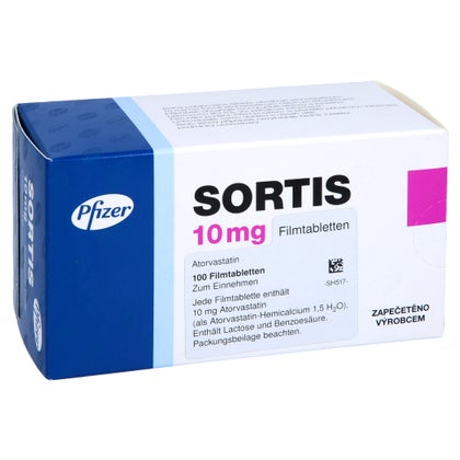 Sortis 10 mg Filmtabletten 100 St mit E-Rezept kaufen | DocMorris